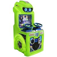 China New Indoor Children's Arcade Game Console 17-inch Dual-player Racing Game Machine for sale