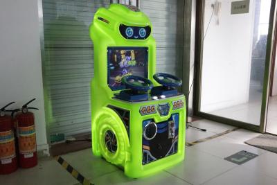 China New Indoor Children's Arcade Game Console 17-inch Dual-player Racing Game Machine for sale
