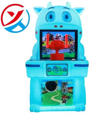 China Cute Cow Single-Person Gunfight King Coin-Operated Video Game Machine for sale