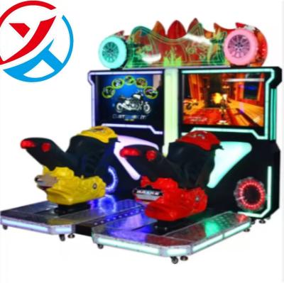 China 2 Player Simulator Arcade Motorbike Game Machine Coin Operated Driving Game Machine for sale
