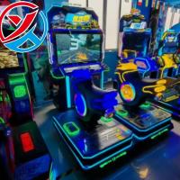 China New Kid Simulator Moto Racing Extreme Speed Double Seats Coin Operated Game Machine for sale