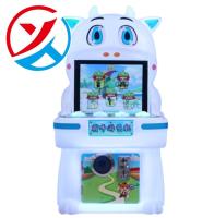 China Indoor Cute Cow Single-Person Coin-Operated Video Game Arcade Button Game Machine for sale