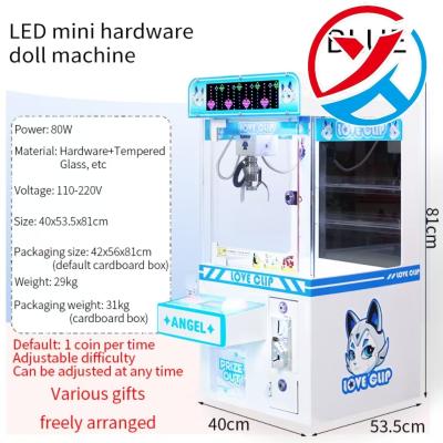 China Customized Coin-operated Plush Toy Mini Claw Arcade Game Machine Factory Direct for sale