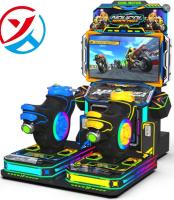 China Double Dynamic Speed Motorcycle Simulator Coin Operated Game Machine Indoor Amusement Park for sale