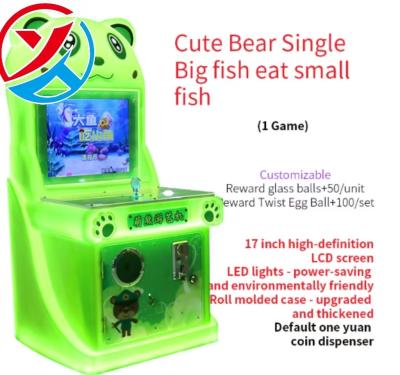 China Cute Bear Coin Operated Fishing Arcade Game Machine For Amusement Park for sale