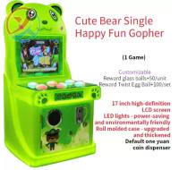 China Cute Bear Kids Whack-a-Mole Arcade Machine Coin Operated Indoor Game Console for sale