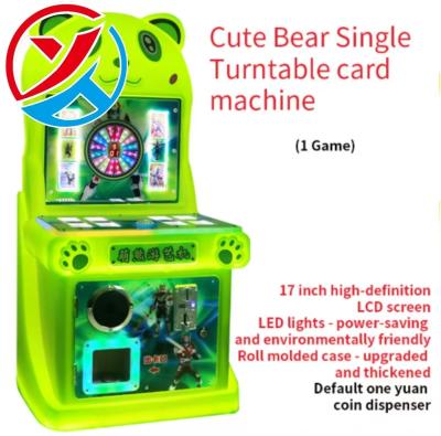 China Kids Prize Wheel Arcade Machine Coin Operated Card Reward Game Machine for sale