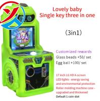 China Creative Green Arcade Game Machine Essential Kids Entertainment For Homes And Malls for sale