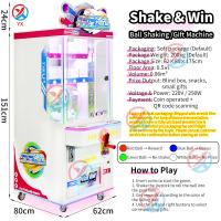 China Coin Operated Shake Ball Prize Machine Blind Box Gift Arcade Game For Mall for sale