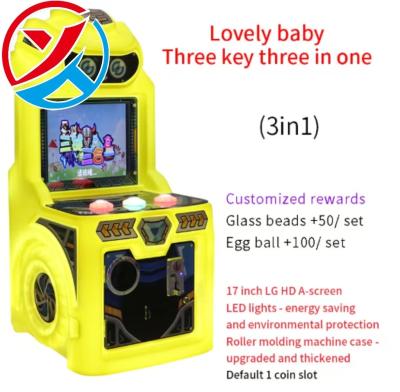 China Cute Baby Coin Operated Video Game Button Machine Amusement Equipment Manufacturer for sale