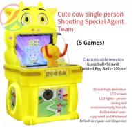 China Coin Operated Water Gun Arcade Game with Customizable Colors and Durable Cabinet for Kids for sale