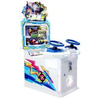 China 2 Player Kids Arcade Racing Game Machine Indoor Coin Operated Car Racing Simulator for sale