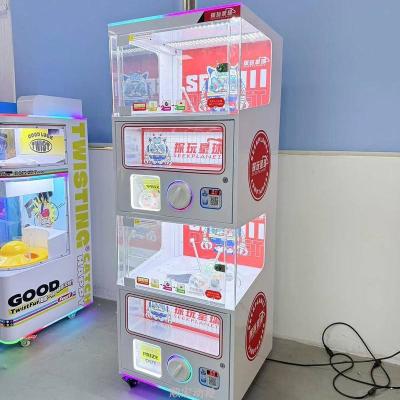China Commercial Coin Operated Double Layer Gashapon Machine For Shopping Malls for sale