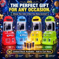 China Mini LED Dot Matrix Claw Machine Toy Arcade Kids Prize Grabber Machine Gift Edition for sale