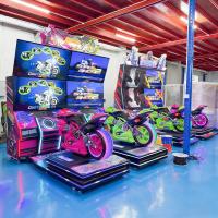 China Coin Operated Motion Bike Racing Arcade Game Machine Supplier For Amusement Center for sale