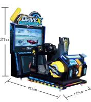China Drive X Power Plus III Arcade Racing Simulator Machine 3D Motion Racing Game Cabinet for Amusement Center for sale