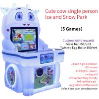 China Cute Cow Single-Person 220V Coin-Operated Arcade Game Fun Pusher For Kids 6+Years for sale