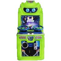 China Commercial Kiddie Arcade Driving Racing Machine Dual Steering Wheels Coin Simulator for sale