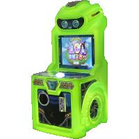 China Kids Arcade Game Machine 1 Player 110V-220V Yellow Button Game for Home Mall Entertainment for sale