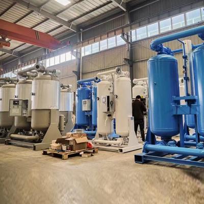 China Industrial Desiccant Air Dryer For Air Compressor Siemens PLC Auto Switch 75hp 60m3/Min for sale