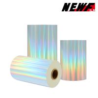 China 21mic Holographic Dazzling Thermal Lamination Film For Packaging Decoration for sale