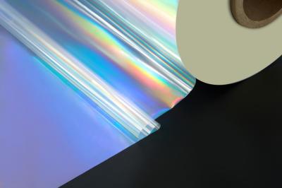 China 25mic Holographic Thermal Lamination Film For Cosmetic Packing Box for sale