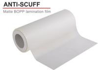 China Durable Wear Resistant Stain Like Touch BOPP Thermal Lamination Film For Flexible Package for sale