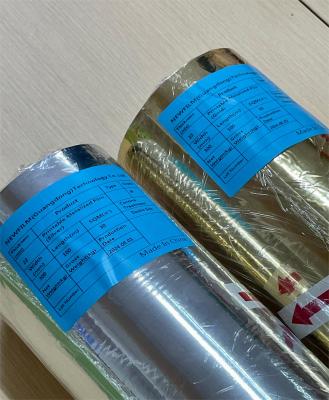 China Printable Mirror Reflective Metalized BOPP/PET Film Thermal Lamination Material for sale