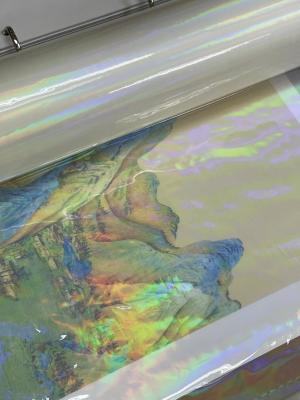 China Holographic Laser Dazzling Thermal Lamination Film For Cosmetic Packaging Decoration for sale