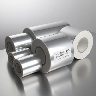 China Tensile Strength 50 MPa Lamination Film Rolls Featuring Biaxial Tension Processing Type Thickness Range 12 to 30 Microns Suitable for Packaging for sale