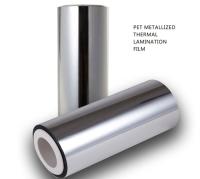 China Aluminum Bright Metallic Luster Polyester Film Rolls Excellent Barrier Properties For Printing Plastic Boxes Packaging for sale