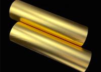 China Metallic Luster Surface BOPP Thermal Laminating Film Gold 1500m For Gift Wrapping for sale