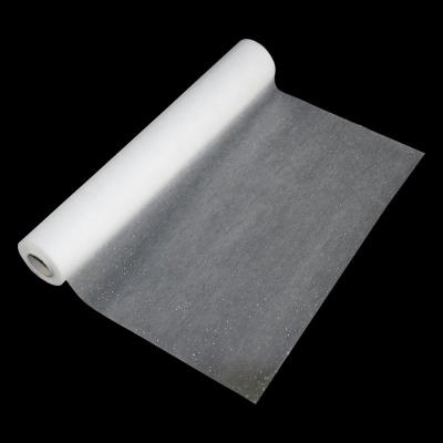 China Pre-Coating Wiredrawing Glitter Using On Hot Lamination Machine Lamination Film Roll For Gift Packaging for sale