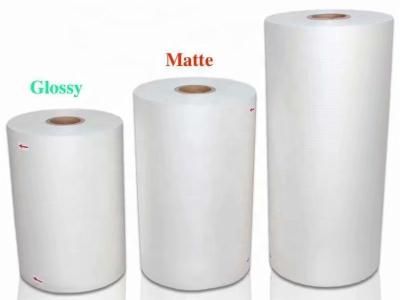 China 30mic Matte Bopp Thermal Laminate Film Roll 20 Mic 3600m Length for sale