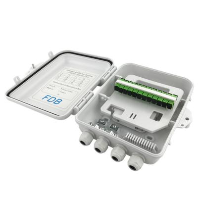 China KEXINT FTTH 12 Core Terminal Box Fiber Optic Wall Mount Distribution Box for sale