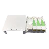 China KEXINT 4 Port SC Mini Fiber Optic Termination Box Indoor Wall Mounted For FTTX for sale