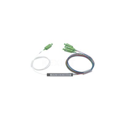 China KEXINT 1x3 SC APC Mini Type Single Mode Fiber Splitter Low Insertion Loss Small Size for sale