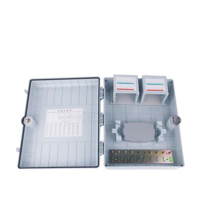 China Telecommunication Optical Fiber Distribution Box 64 Core FTTH Outdoor Wall / Pole Mounted for sale