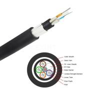China Anti Rodent Non Metallic Fiber Optic Armoured Cable 144 Core Single Mode GYFTY63 Corning for sale