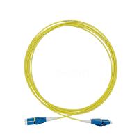 China Ftth Lc / Upc Uniboot 2.0mm Single Mode Dulplex Fiber Optic Patch Cord Lszh 3m for sale