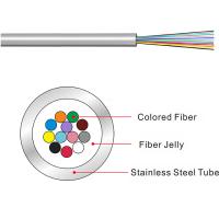 China KEXINT Stainless Steel Fiber Optic Loose Tube 1 - 96 Cores Waterproof for sale