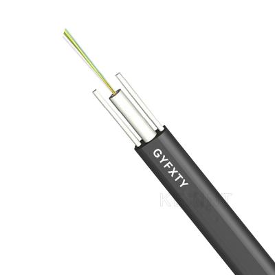 China KEXINT GYFXTY FTTH Fiber Optic Cable 2 - 24 Fibers Outdoor Center Beam Type for sale