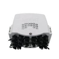 China FTTH 1x16 Outdoor Fiber Optic Distribution Box IP65 Waterproof White KXT-B-16L KEXINT for sale