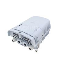 China KEXINT KXT-B-16G PLC Grey Fiber Optic Distribution Box 16 Ports Outdoor IP65 For FTTH for sale