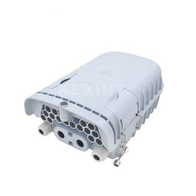 China KEXINT KXT-B-16G PLC Grey Fiber Optic Distribution Box 16 Ports Outdoor IP65 For FTTH for sale