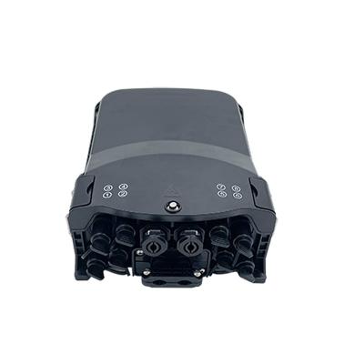 China KEXINT KXT-B-16L4 IP65 Waterproof Black Fiber Optic Distribution Box 36 Cores Outdoor FTTH for sale