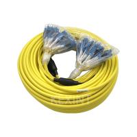 China FTTH Multiplex LC Uniboot Fiber Optic Patch Cord 7.0mm 36 Cores G657. A2 LSZH 40m SM for sale