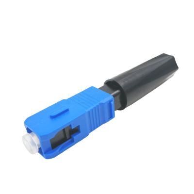 China KEXINT FTTH Fiber Optic Fast Connetor SC UPC Quick Connector For Drop Cable for sale