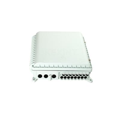China KEXINT PC ABS Fiber Optical Distribution Box Wall Mounted FTTH Termination Box White for sale