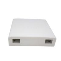 China KEXINT Desktop Fiber Optic Distribution Box 2 Ports ABS Material SC LC Connector for sale
